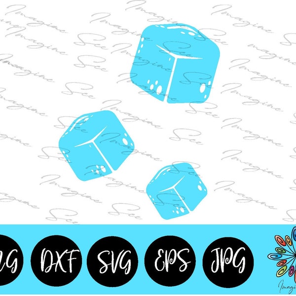 Ice Cube Svg - Etsy