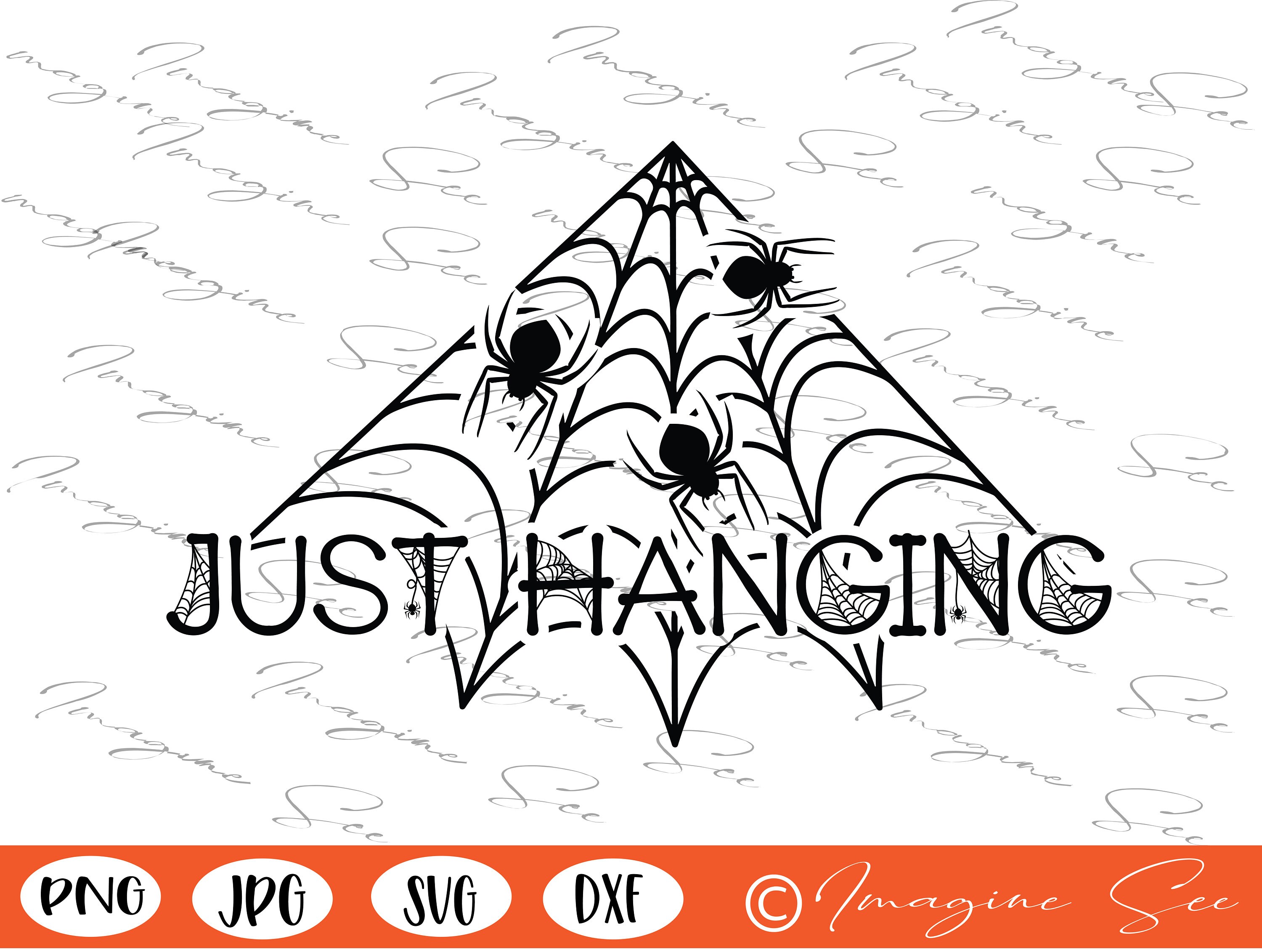 Scary SVG Spider Svg Spooky Svg Spooky Vibes Svg Fall Sign - Etsy