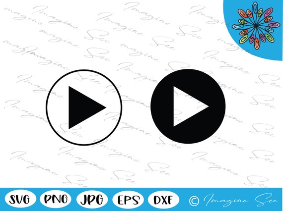 Music Icons Svg Play Button SVG Play Buttons Digital - Etsy