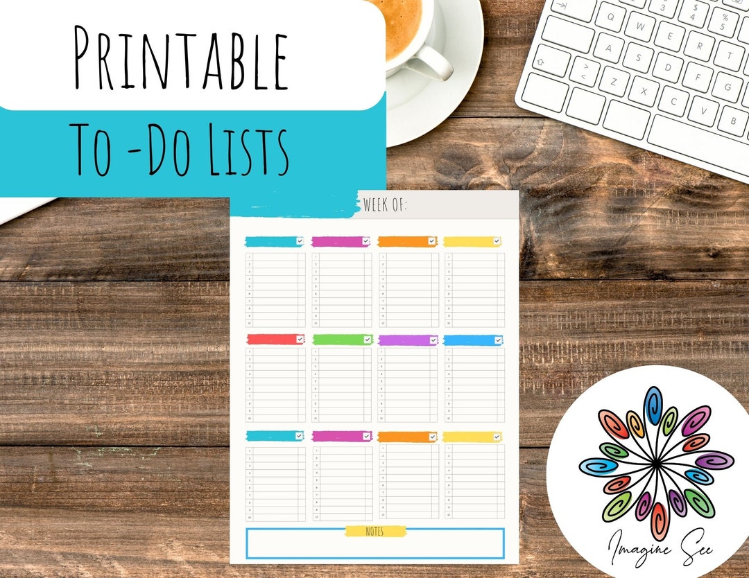 Printable or Editable Checklist, Editable to Do List , Shopping List ...