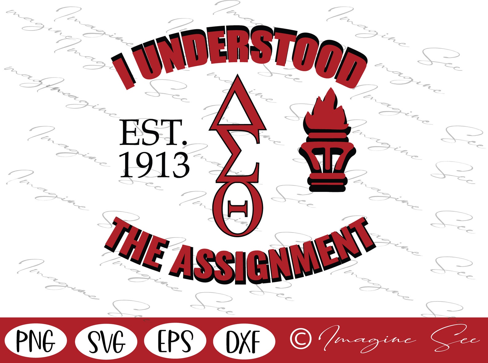 DST Svg Delta Sigma Theta Sorority Svg Understood Assignment - Etsy Canada