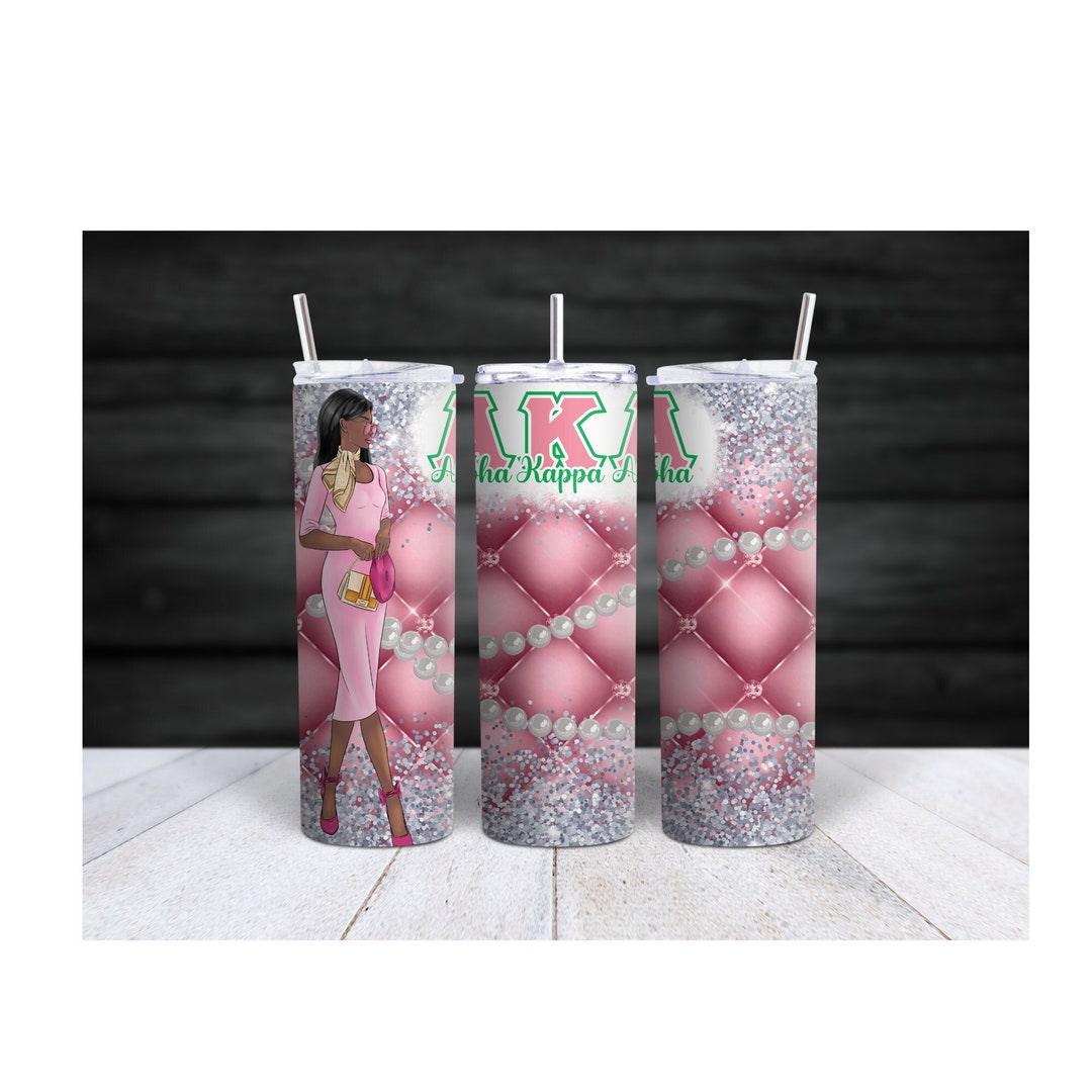 20 Oz Skinny Tumbler, AKA Letter Tumbler, Aka Sisterhood Tumbler, Alpha ...