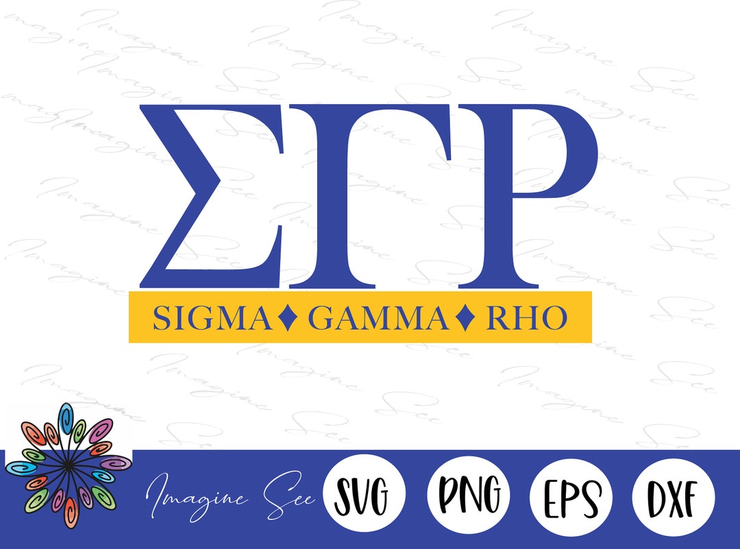 Sigma Gamma Rho Sorority Svg, Greek Letters PNG, Greek Svg, Digital ...