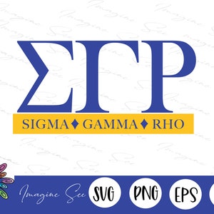 Sigma Gamma Rho Sorority Svg, Greek Letters PNG, Greek Svg, Digital ...