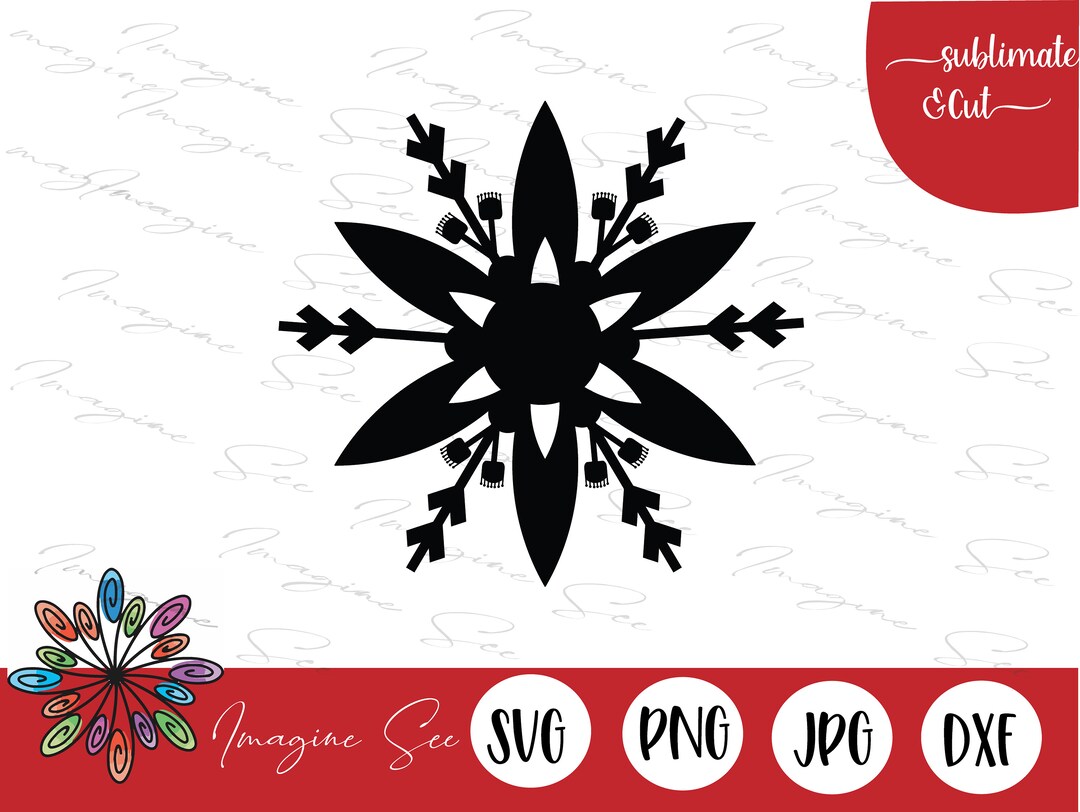 Scandinavian SVG, Merry Christmas SVG, Snowflake Svg, Winter Svg ...