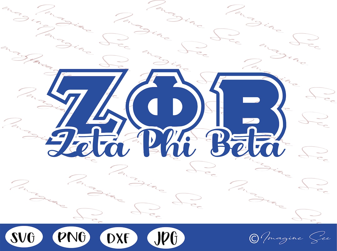 ZPB Svg, Zeta Phi Beta Sorority Svg, ZPB Sisterhood Svg, Large Greek ...
