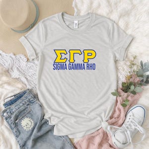 Sigma Gamma Rho Sorority SVG: Greek Letters, Cricut & Silhouette ...