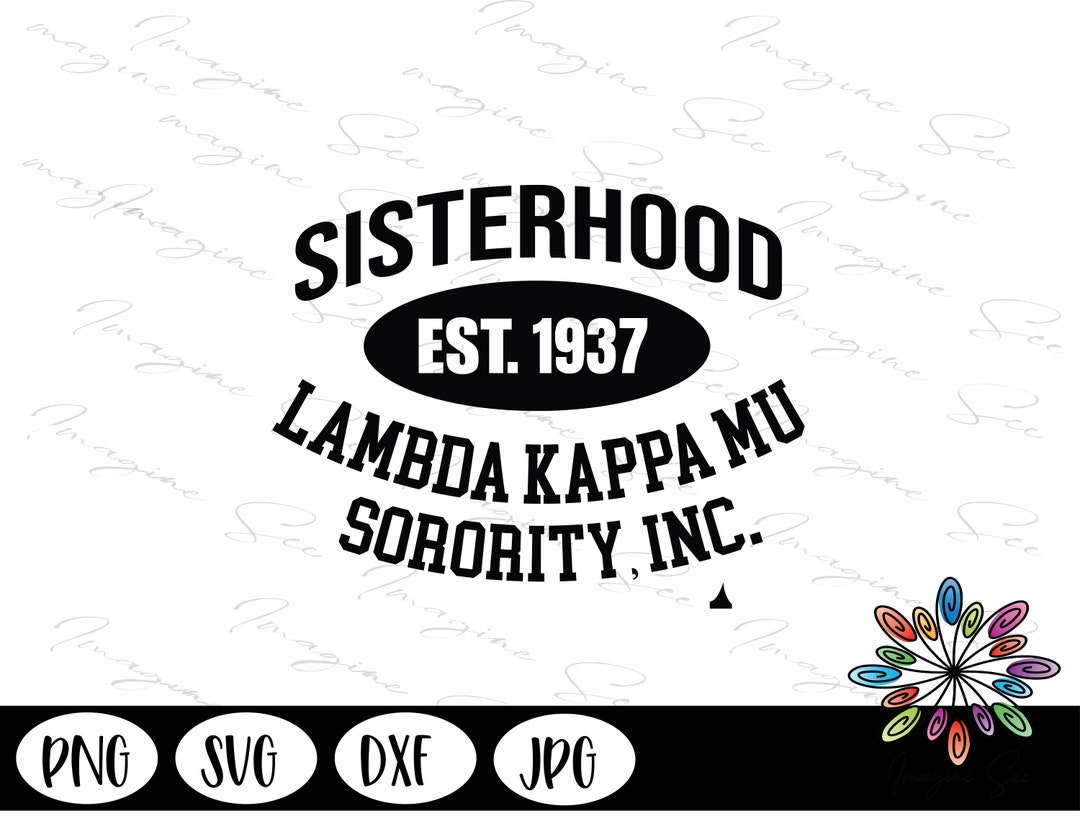LKM Svg, Lambda Kappa Mu Sorority Svg, Greek Letters PNG, Greek Svg ...