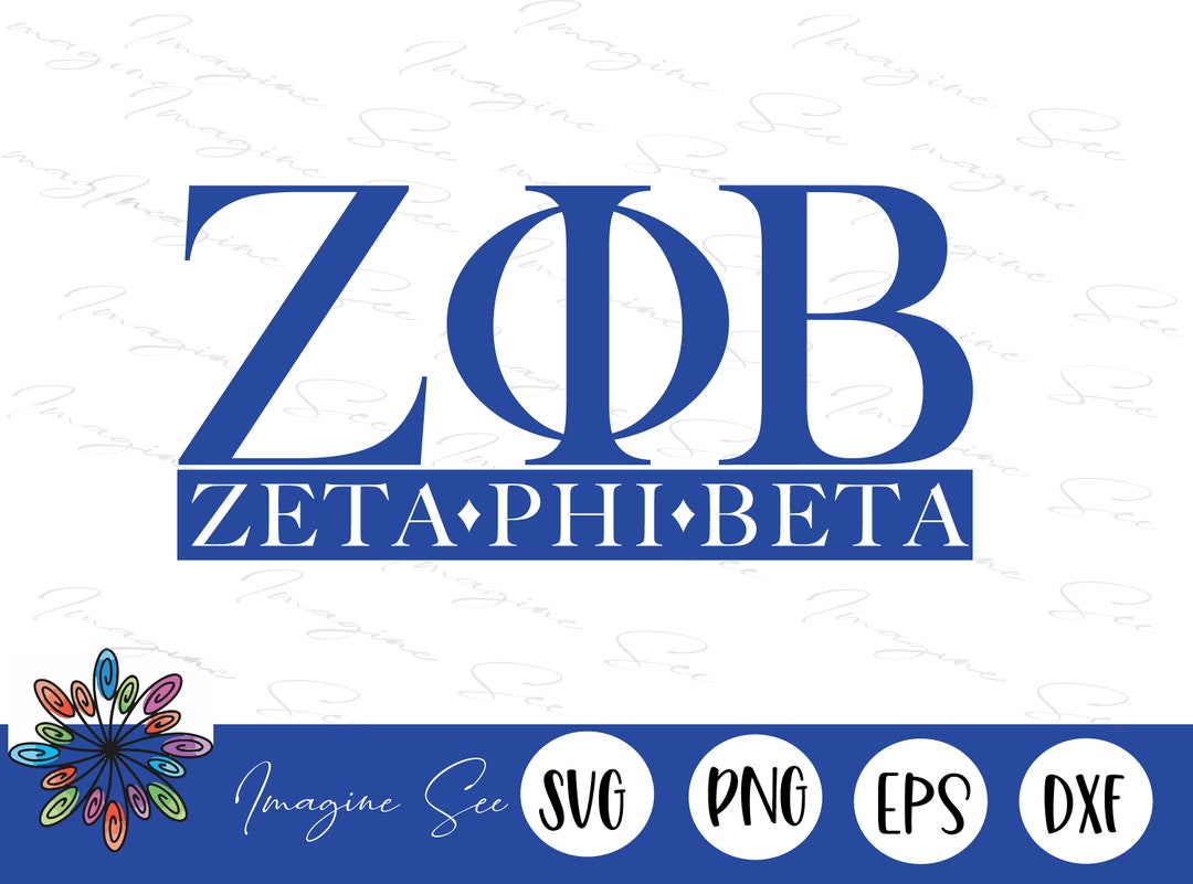 ZPB Svg, Zeta Phi Beta Sorority Svg, ZPB Sisterhood Svg, Greek Letters ...