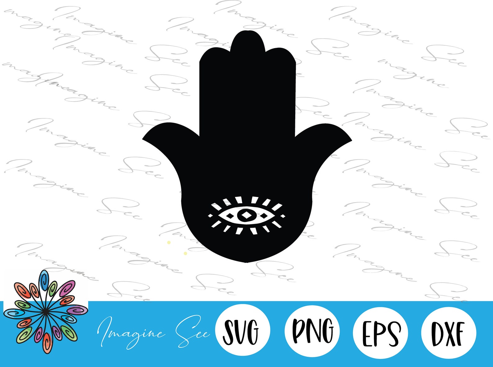 Hamsa Hand Svg Amulet Svg Zen Bundle Svg Yoga Svg - Etsy