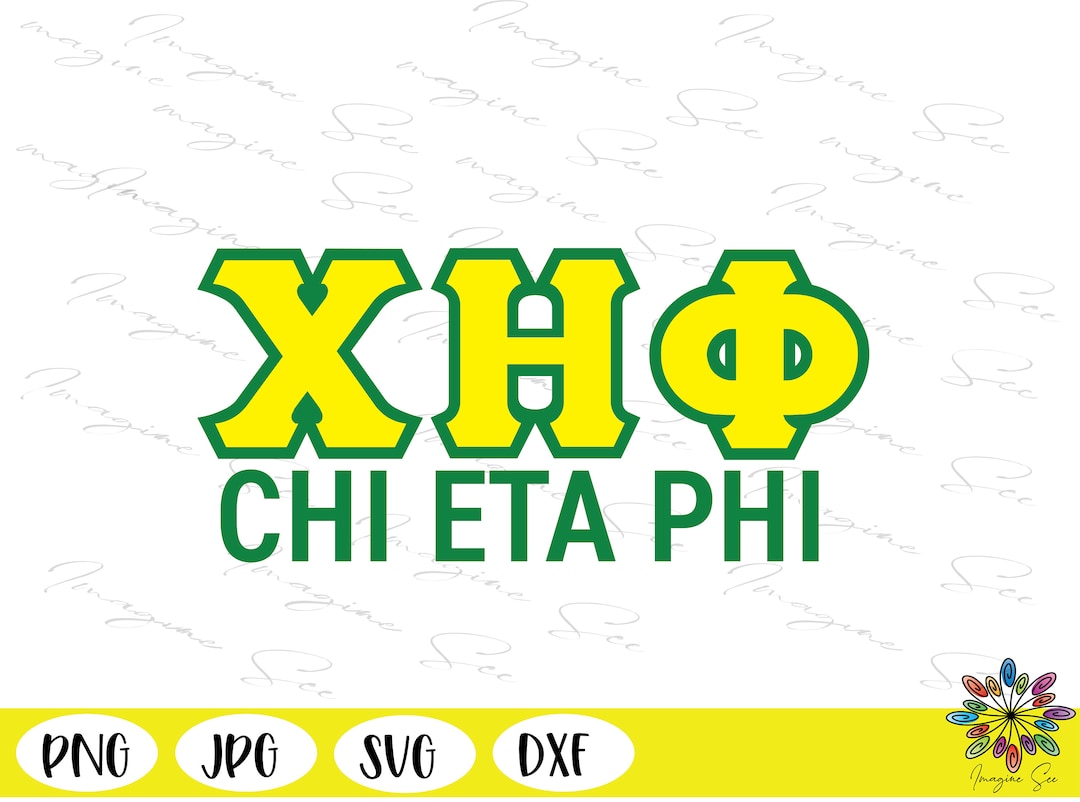 CEP Svg, Chi Eta Phi Sorority Svg, Large Greek Letters PNG, Greek Svg, Digital Download Cricut ...
