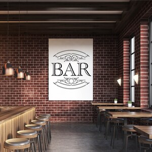 Wedding Svg, Wedding Bar Svg, Classic BAR Sign Art, BAR SVG, Bar Dxf ...