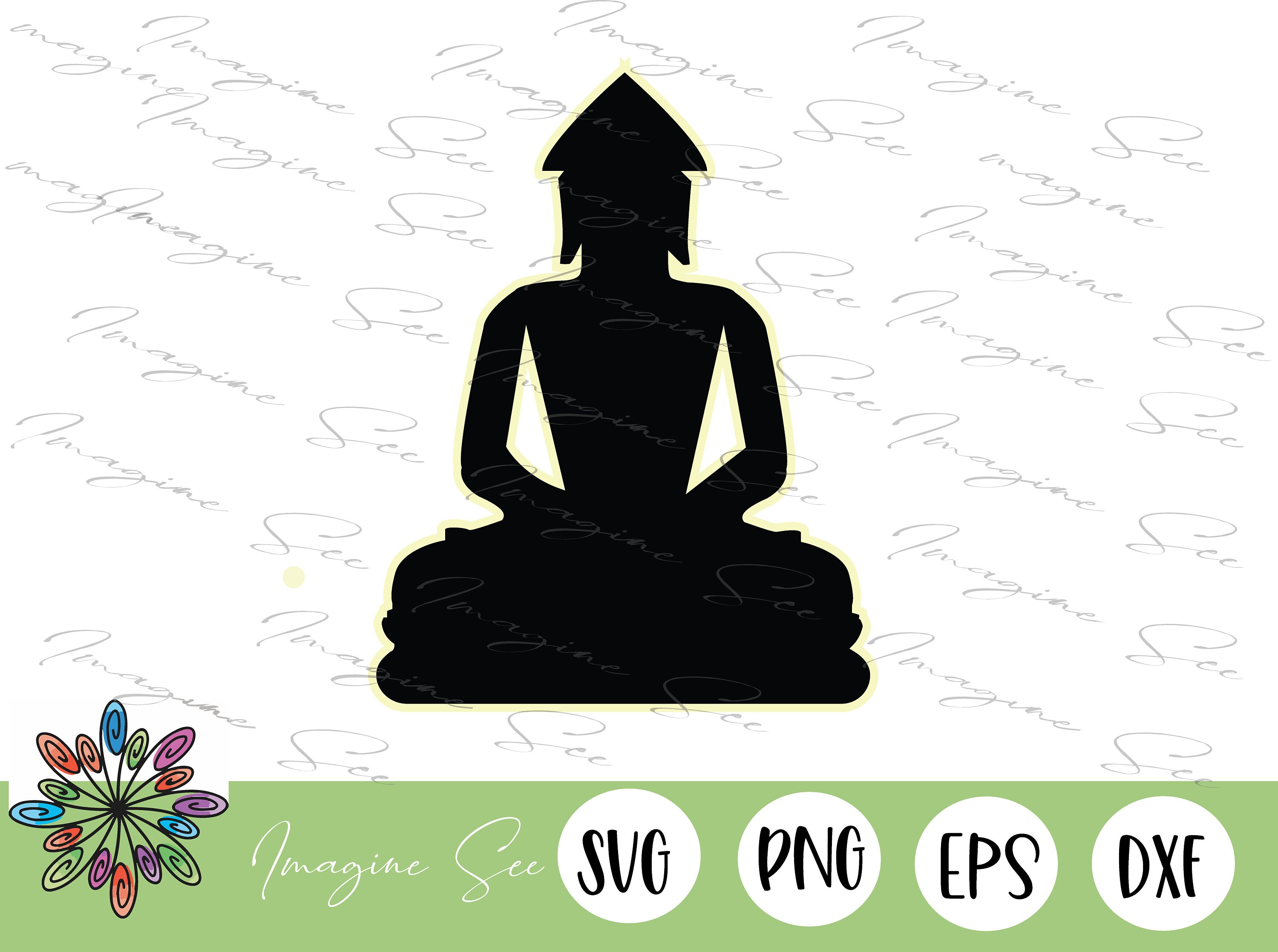 Buddha Svg Buddha Statue Svg Zen Bundle Svg Yoga Svg - Etsy