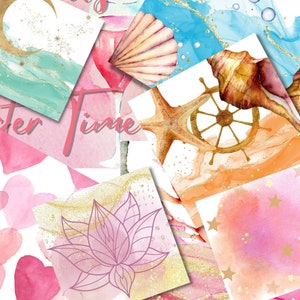 20 Sorority Digital Paper, Alpha Kappa Alpha Printable Paper , Pink ...