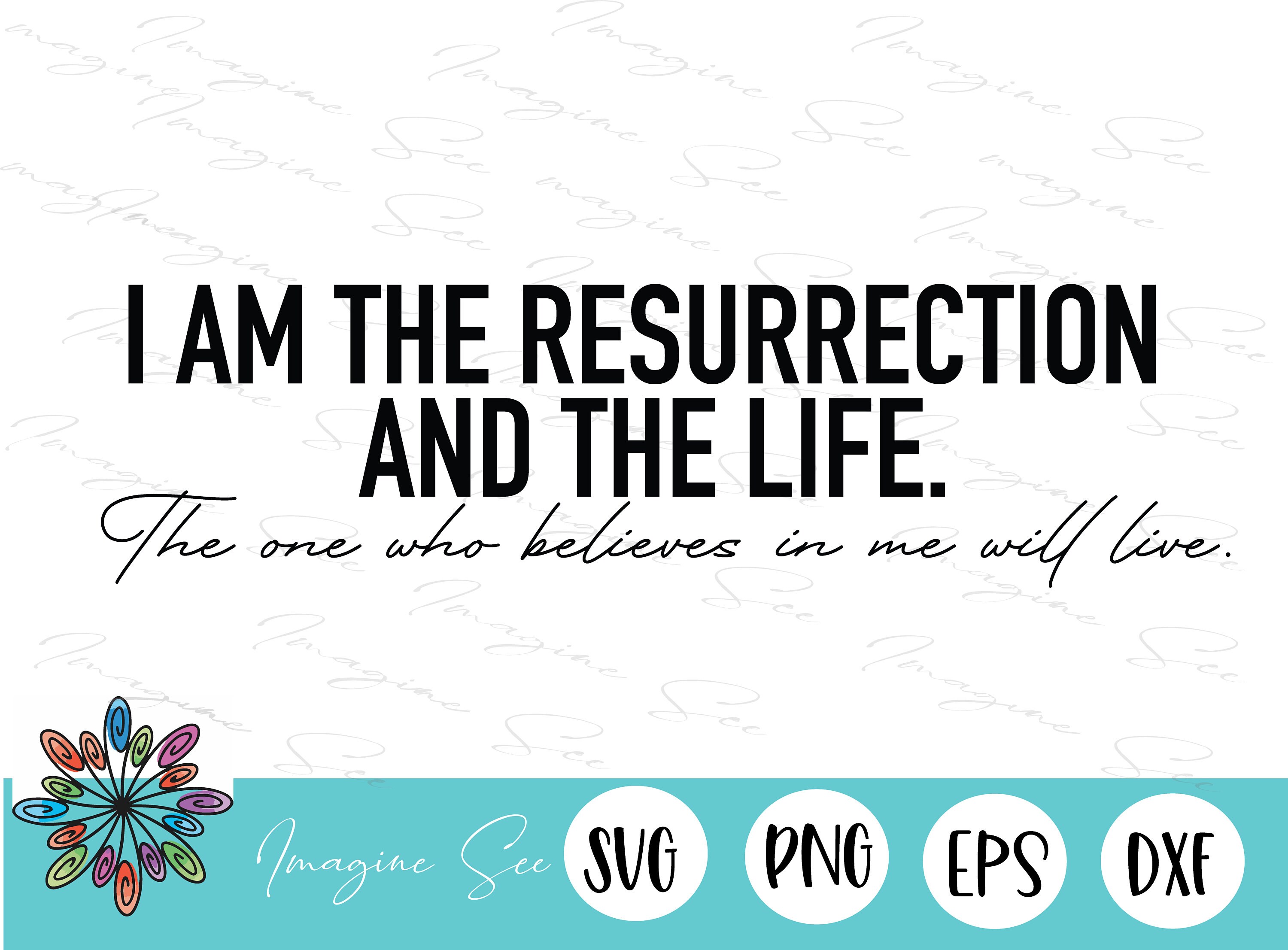 Resurrection Svg Easter Rainbow Svg Religious Svg Easter | Etsy