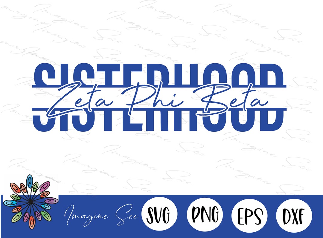 ZPB Svg, Zeta Phi Beta Sorority Svg, ZPB Sisterhood Svg, Greek Letters ...