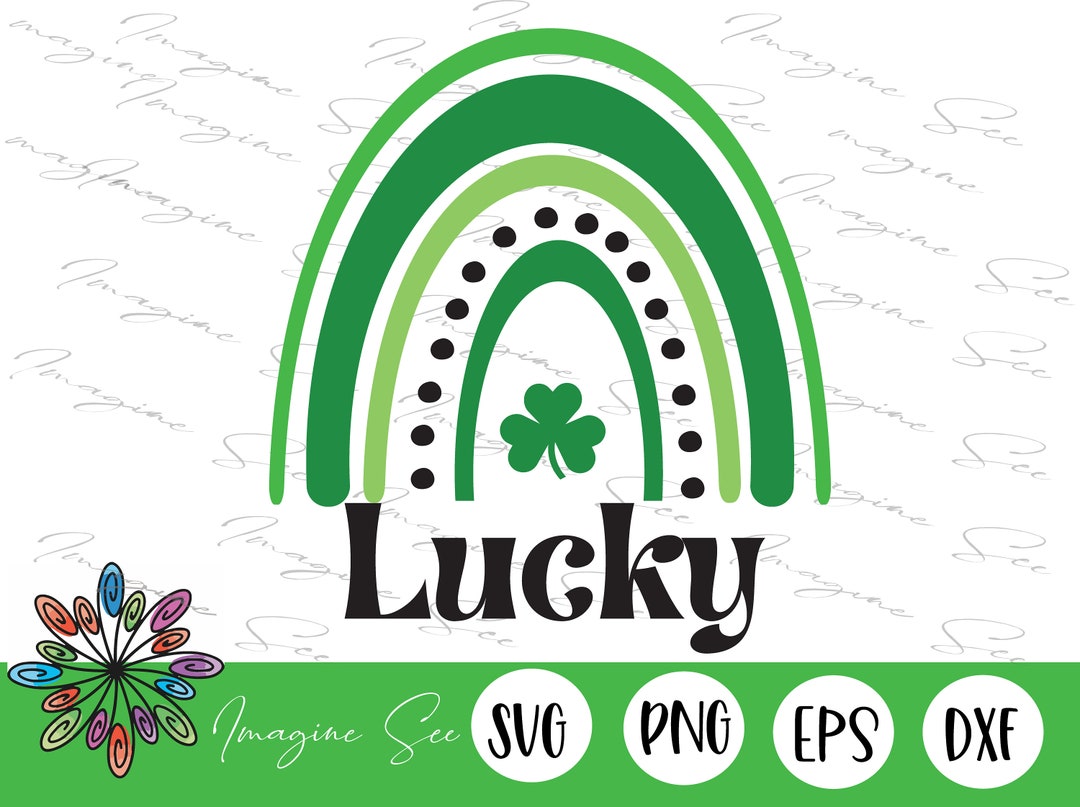 Lucky Clover SVG: St. Patrick's Day Shamrock Cutting File (digital ...