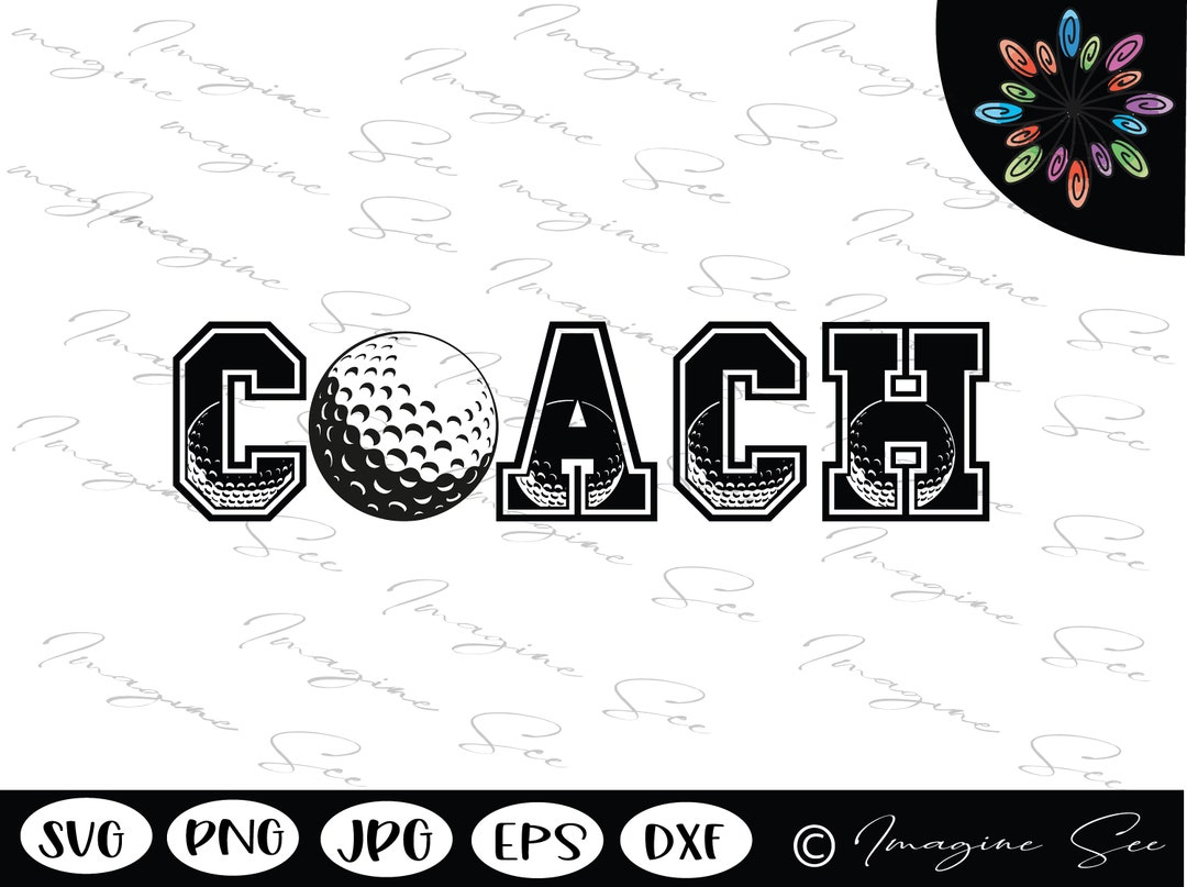 Golf Coach SVG: American Golf Art (digital Files) - Etsy