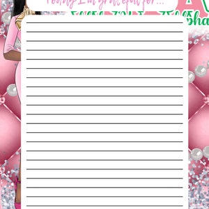 25 AKA Sorority Digital Paper, Alpha Kappa Alpha Printable Paper, Pink ...