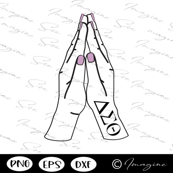 Delta Sigma Theta Hands Png - Etsy