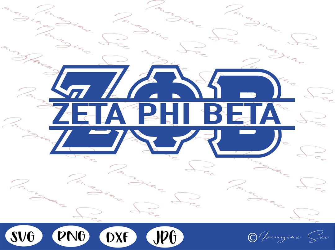 ZPB Svg, Zeta Phi Beta Sorority Svg, ZPB Sisterhood Svg, Large Greek ...