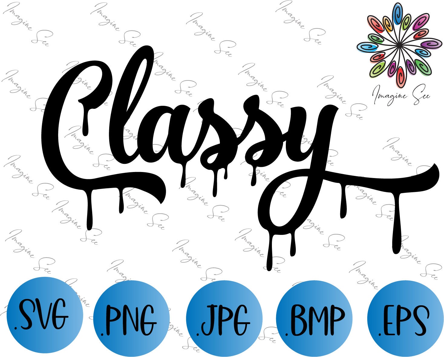 Classy Icon Drip Svg Bougie Classy Ratchet Digital | Etsy