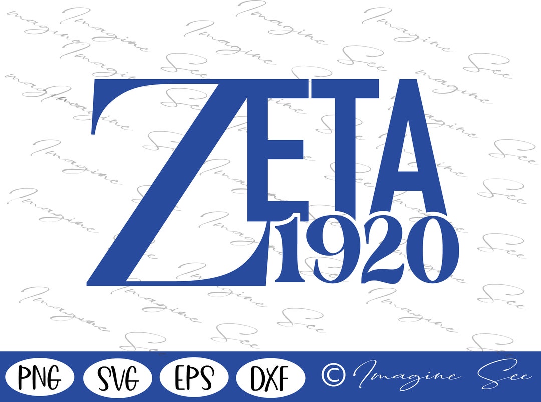 ZPB Svg, Zeta Phi Beta Sorority Svg, ZETA 1920, Greek Letters PNG ...