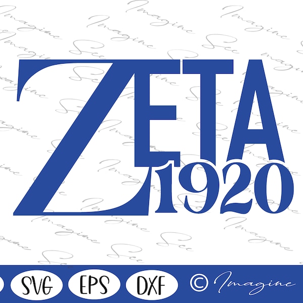 Zeta Svg - Etsy