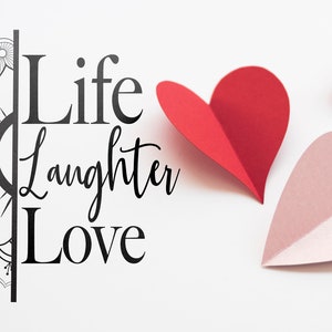 Valentine Svg, Floral Love Monogram, Floral SVG, Flower SVG, Flower ...