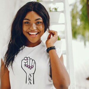 AKA Fist Svg, AKA Svg, Alpha Kappa Alpha Sorority Svg, Greek Letters ...