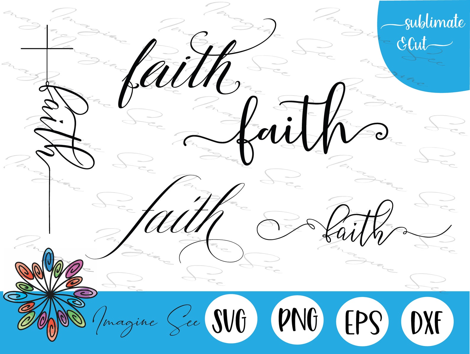 Faith SVG Love Religious SVG Faith Font SVG Digital - Etsy