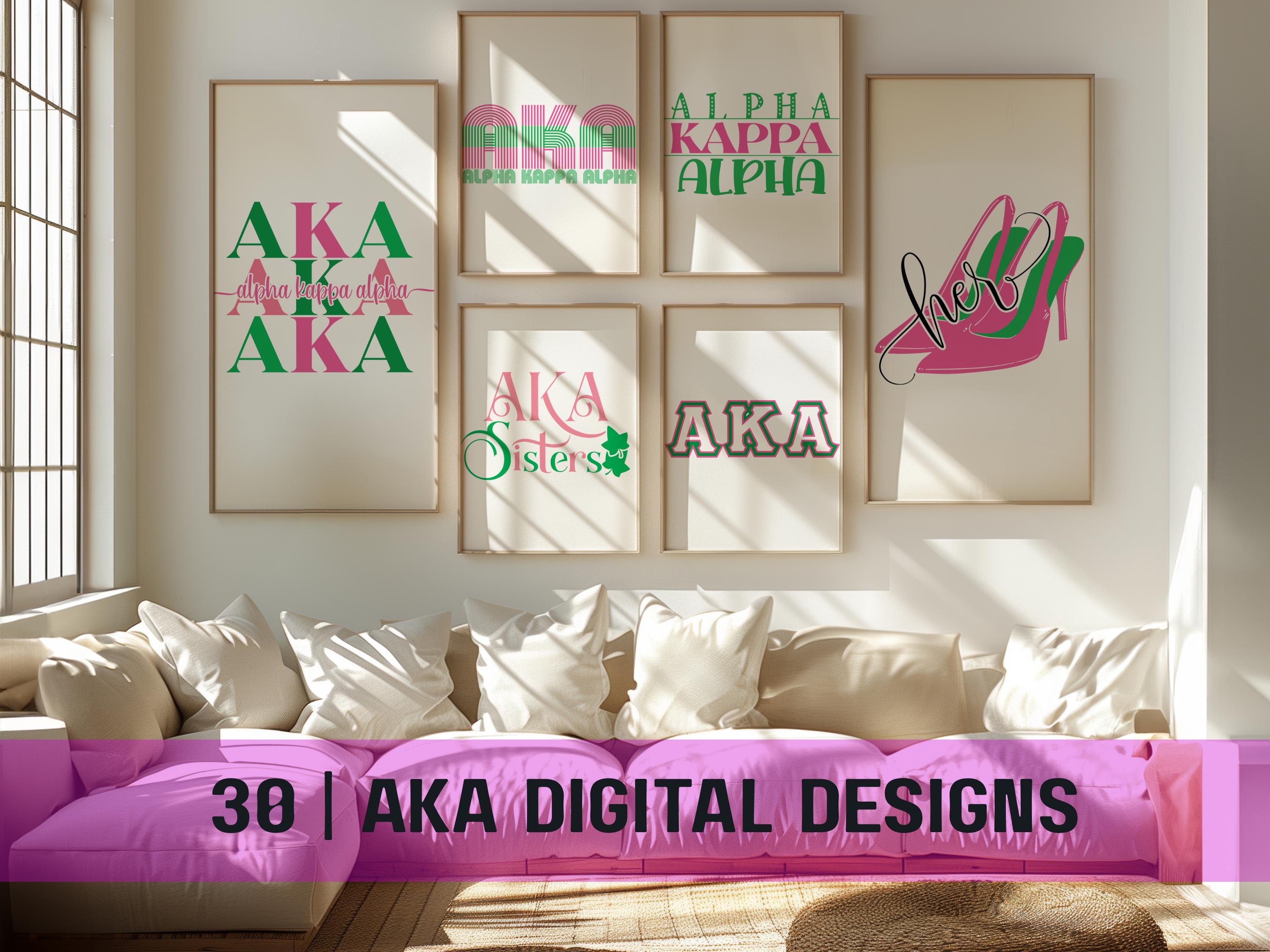 AKA Sorority SVG Bundle: Alpha Kappa Alpha Designs (digital Download ...