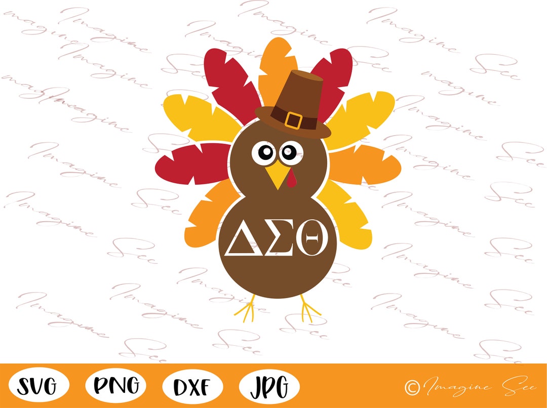 Delta Sigma Theta Sorority Svg, Greek Letters, Split Greek Svg, Turkey ...