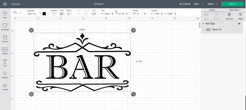 Wedding Svg Wedding Bar Svg Classic BAR Sign Art BAR SVG - Etsy