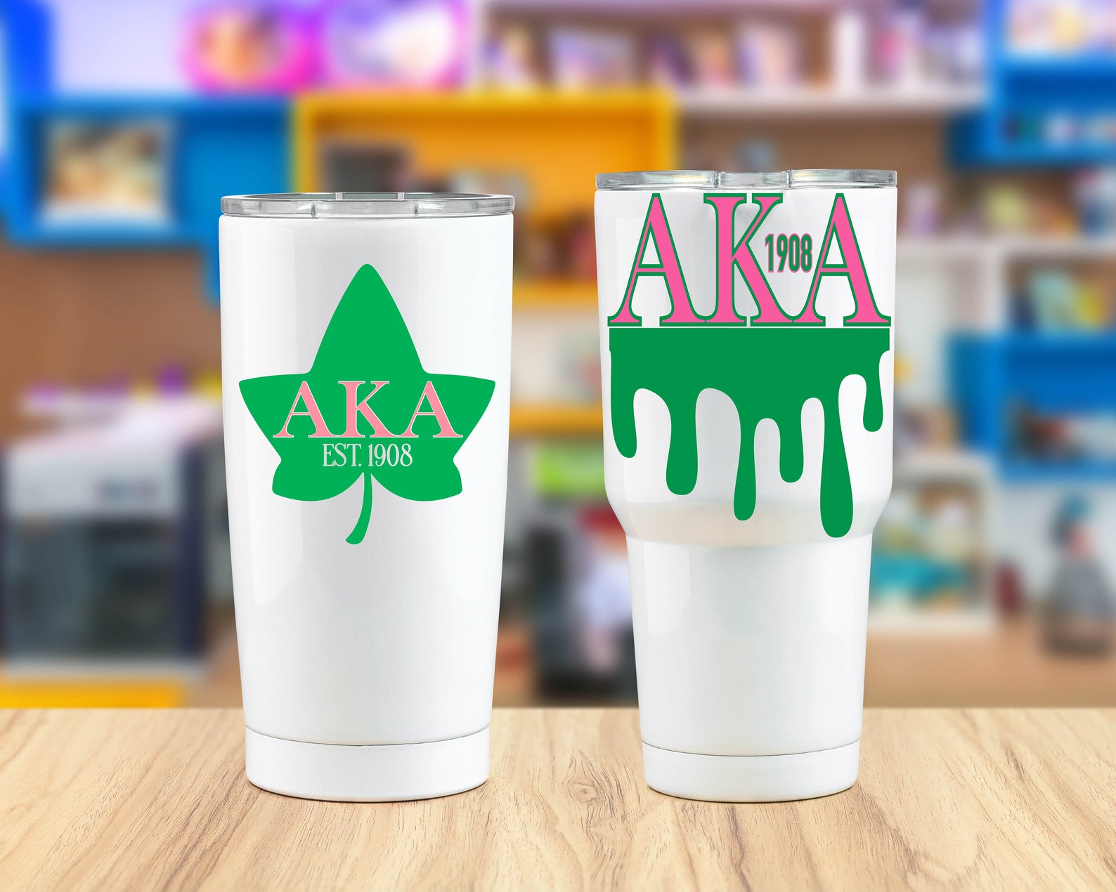 AKA Drip Svg Alpha Kappa Alpha Sorority Svg Greek Letters - Etsy