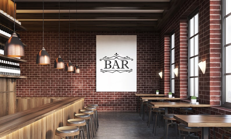 Wedding Svg Wedding Bar Svg Classic BAR Sign Art BAR SVG - Etsy