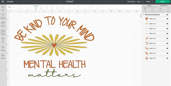 Be Kind To Your Mind Mental Health Matters svg Be Kind To Your Mind svg Boho Rainbow svg Mental ...