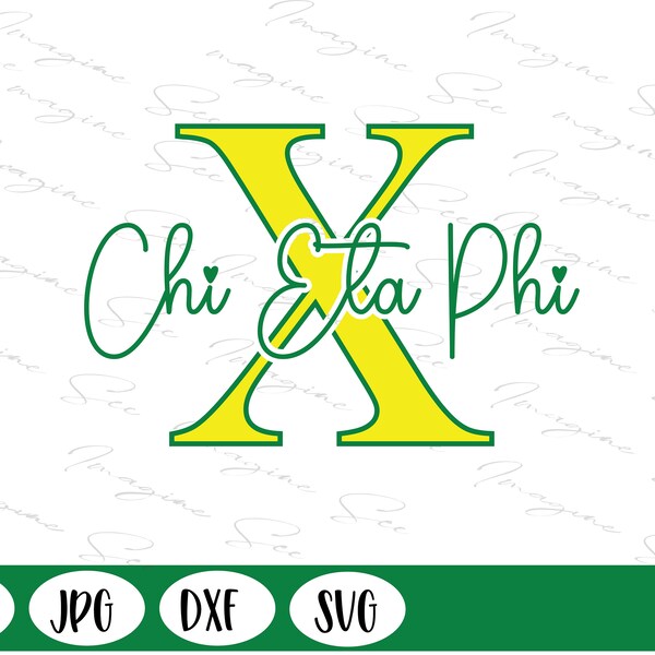 Chi Eta Phi Svg - Etsy