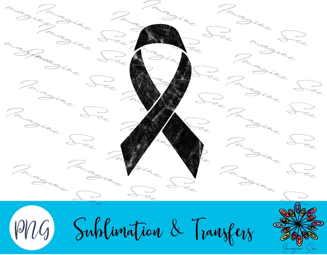 Cancer Ribbon Png, Washed Worn Png, Ribbon Silhouette, Ribbon Shirt ...