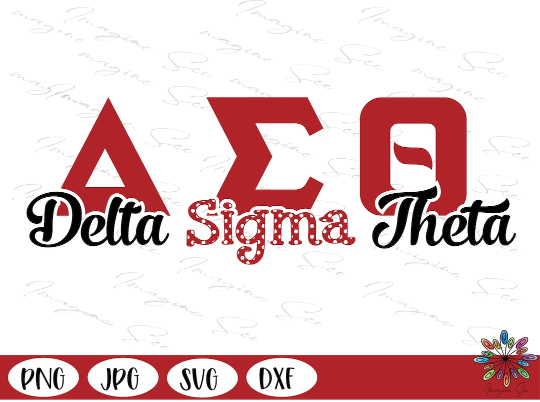DST Svg, Delta Sigma Theta Sorority Svg, DST Sisterhood Svg, Greek ...