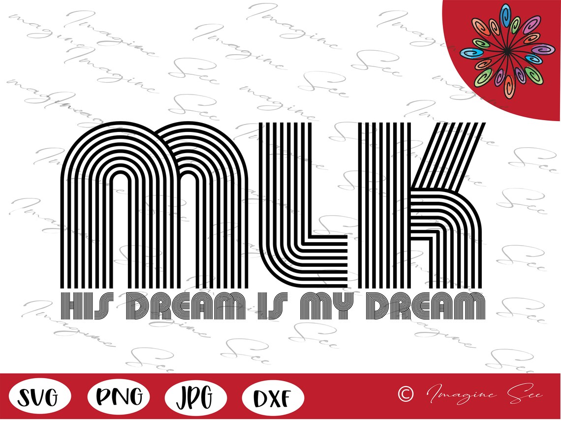 MLK Svg Martin Luther King Jr. Day Svg I Have A Dream Svg - Etsy