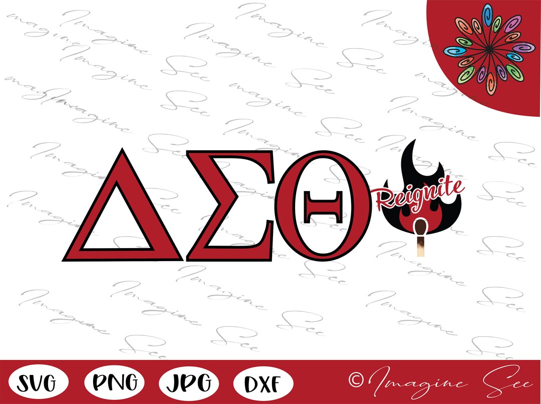 Delta Sigma Theta Sorority Svg, Greek Letters PNG, Greek Svg, Digital ...