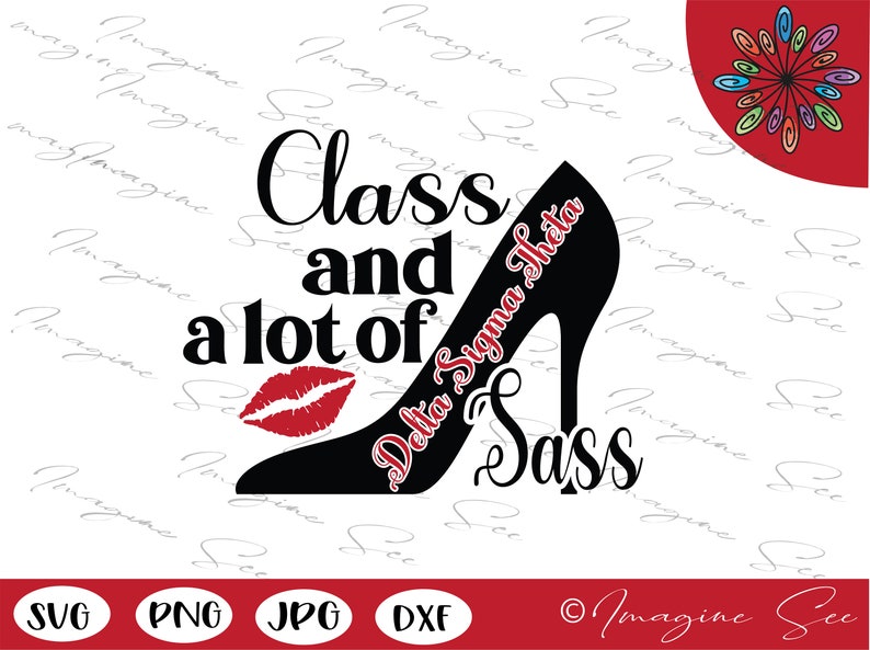 DST Heels Svg DST Svg Delta Sigma Theta Sorority Svg Red - Etsy