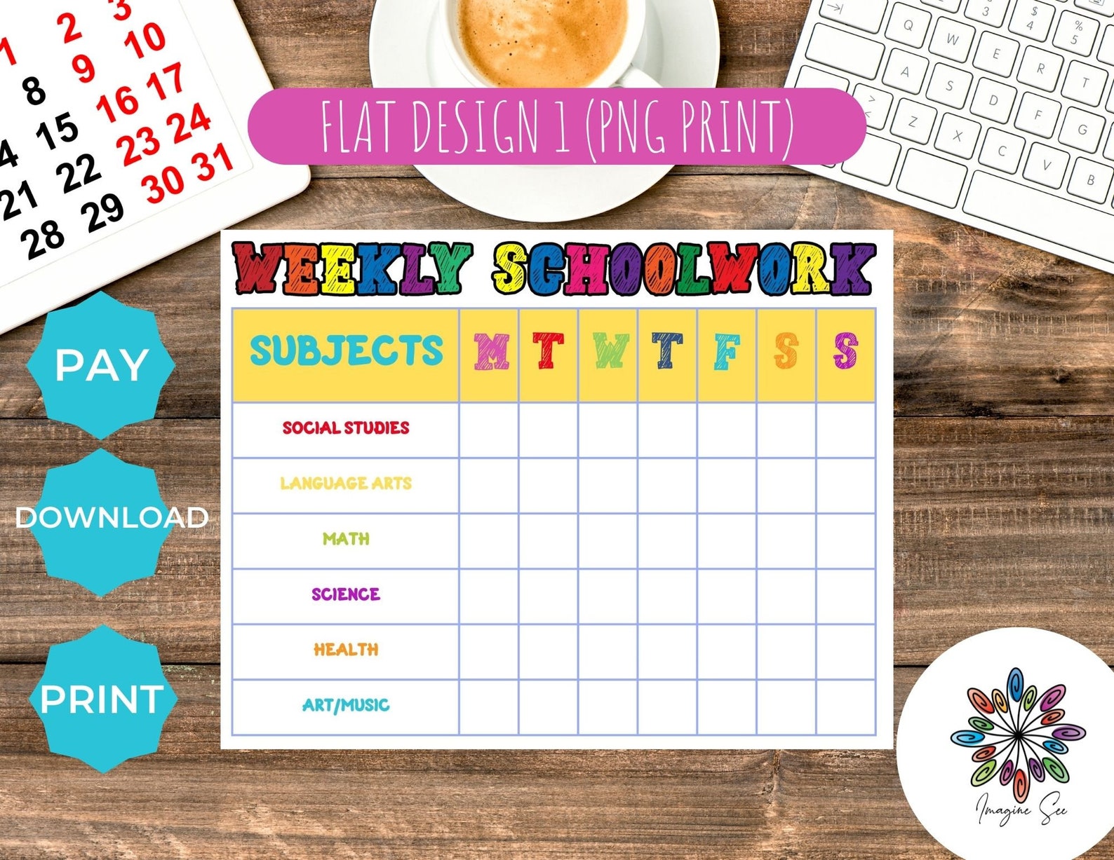 Printable or Editable Homework Checklist Editable Weekly to - Etsy