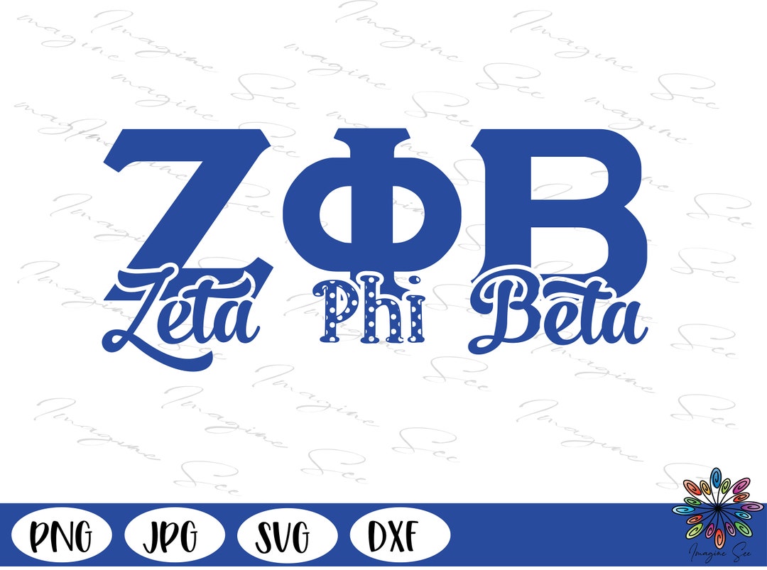 ZPB Svg, Zeta Phi Beta Sorority Svg, ZPB Sisterhood Svg, Large Greek ...