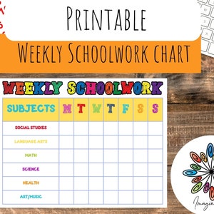 Printable or Editable Homework Checklist, Editable Weekly to Do List ...