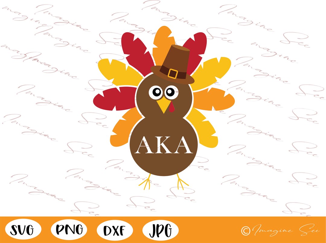 Alpha Kappa Alpha Sorority Svg, Thanksgiving Svg, AKA Svg, Greek ...