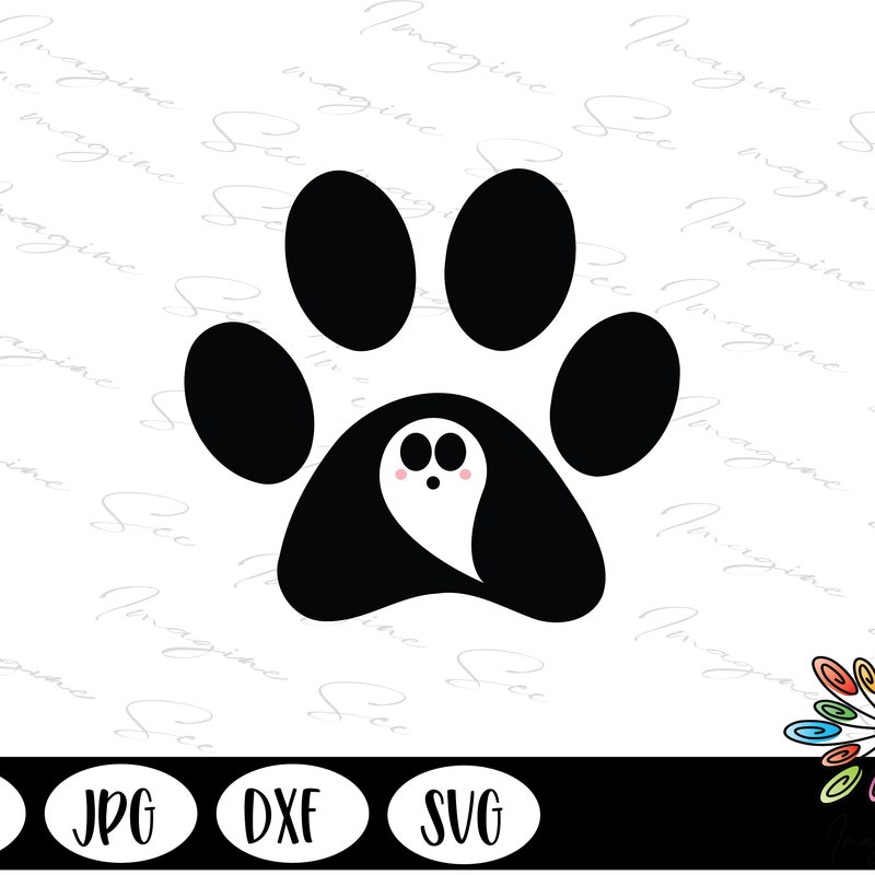 Paw Print Pumpkin Stencil - Etsy