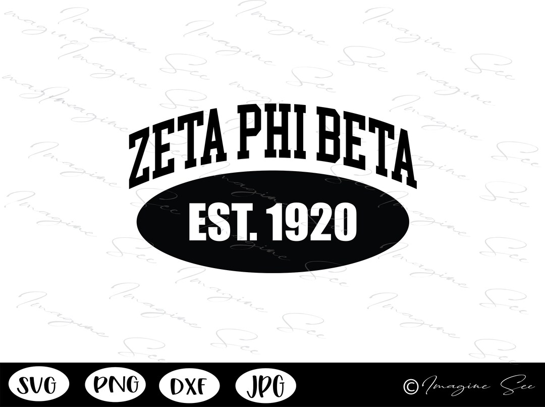 ZPB Svg, Zeta Phi Beta Sorority Svg, ZPB Sisterhood Svg, Greek Letters ...