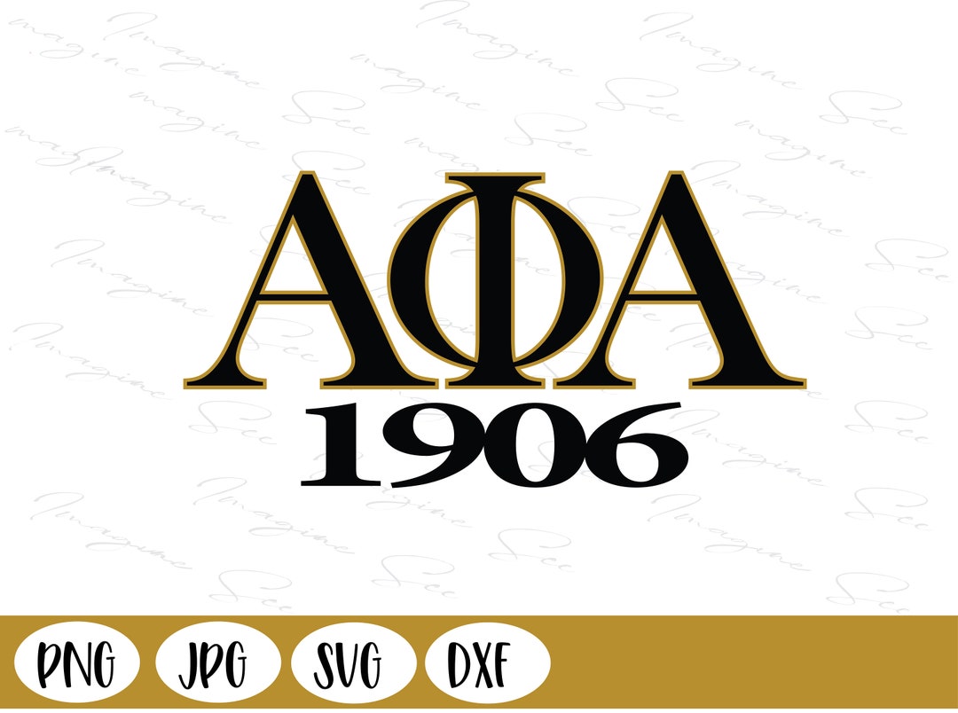 Alpha Phi Alpha SVG: Fraternity Greek Letters (digital Files) - Etsy